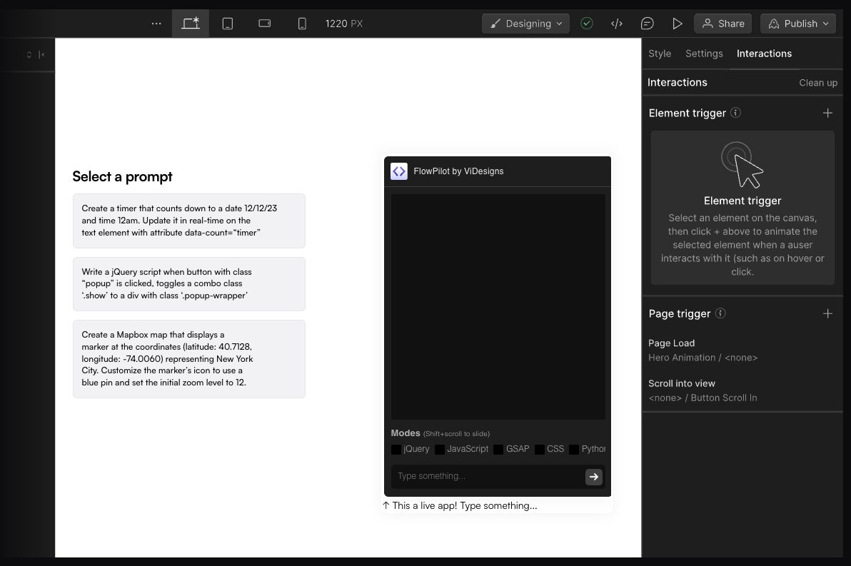 Leverage the power of AI inside of Webflow - State of Flow